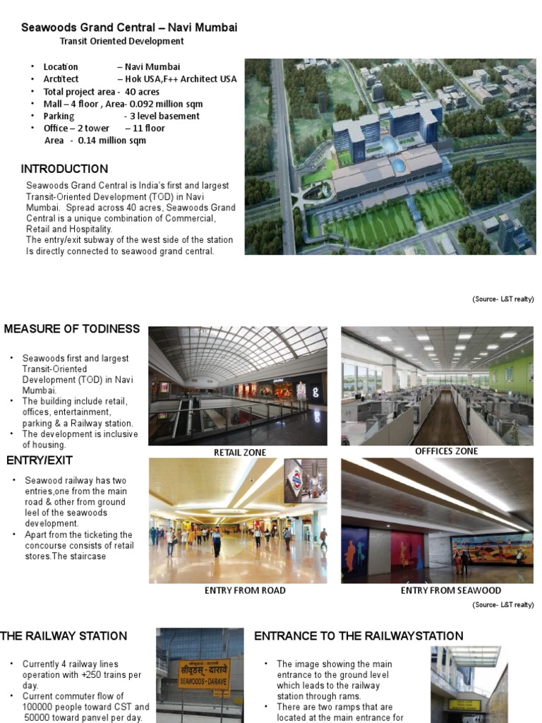 Case Study 1 (Seawood Mall-Navi Mumbai) | PDF | Transport | Buildings ...