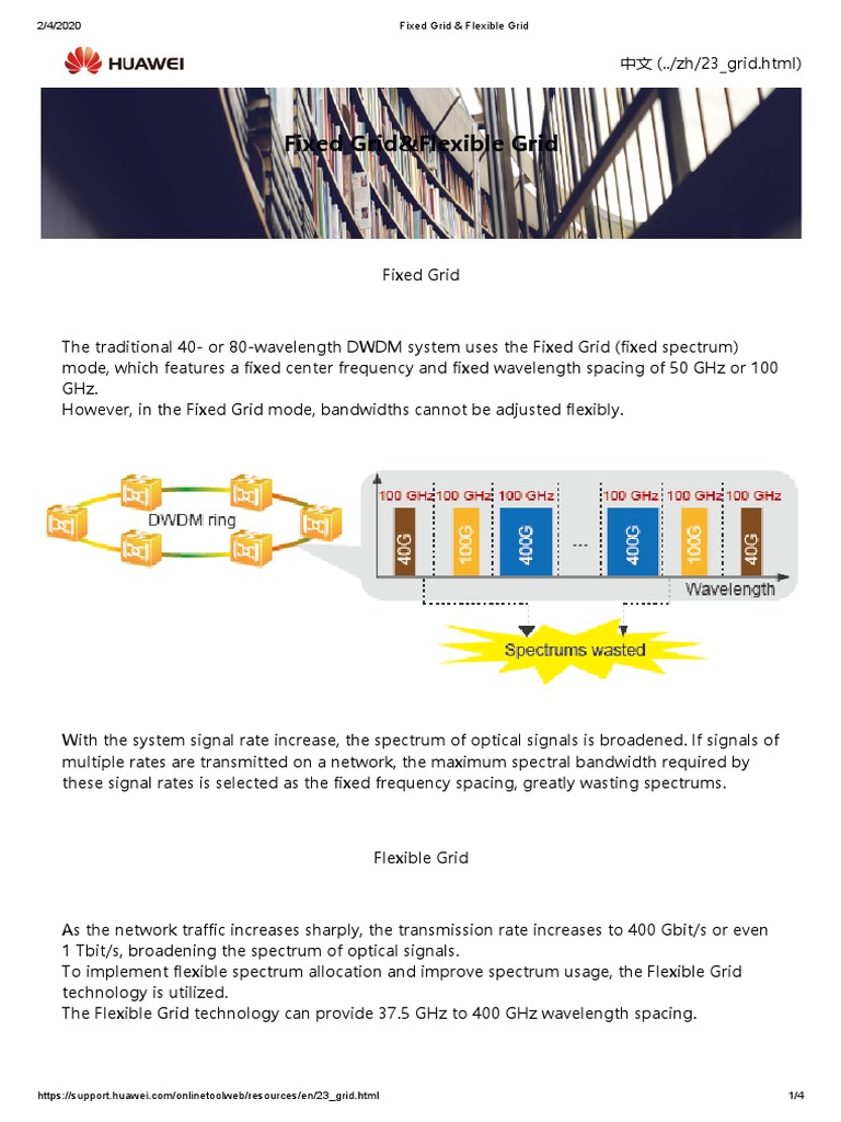 Fixed Grid & Flexible Grid | PDF | Spectrum | Bandwidth (Signal Processing)