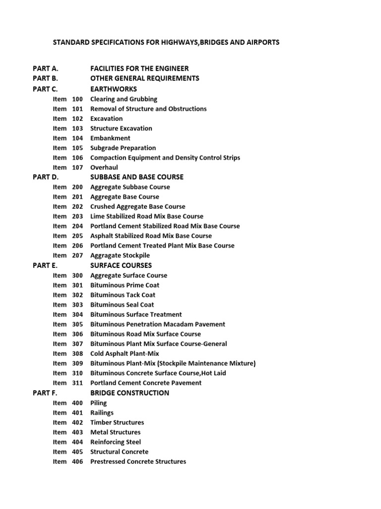 Standard Specs (DPWH) PDF | PDF | Road Surface | Asphalt