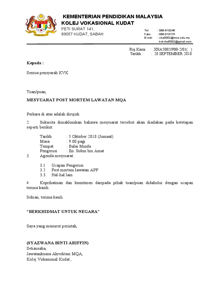 Surat Post Mortem | PDF