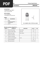 D880 2SD880 Silicon NPN Power Transistors Datasheet | PDF | Bipolar Junction Transistor | Transistor