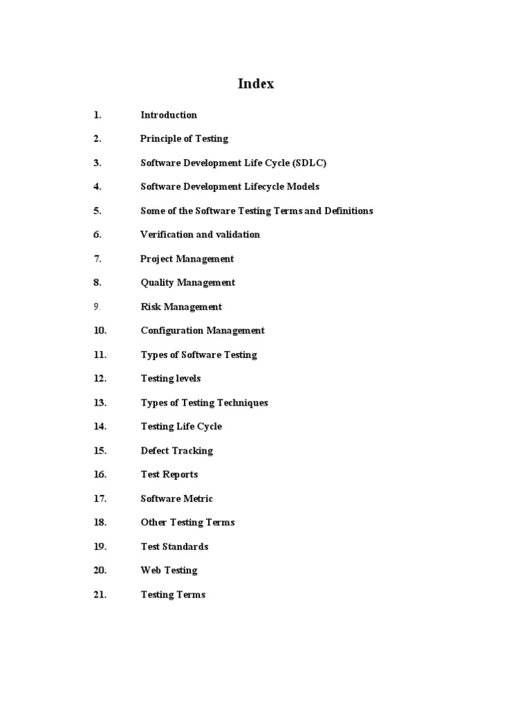 Testing Basics | PDF