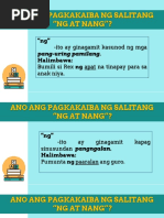 Wastong Gamit NG Nang NG at Nang | PDF