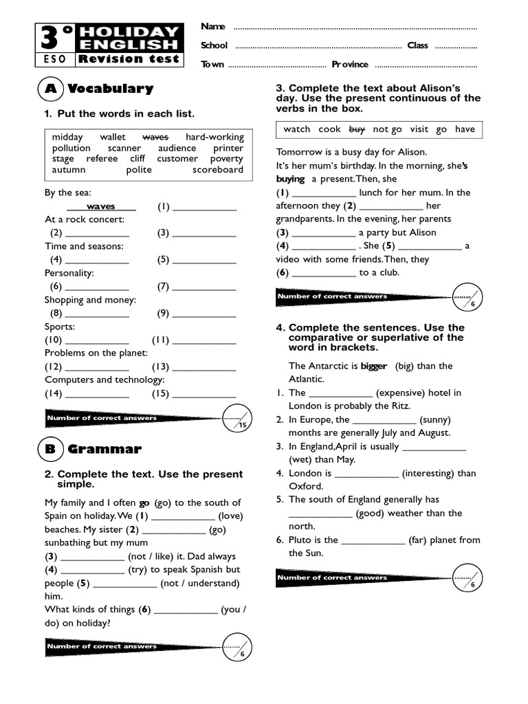 A Vocabulary: R Evision Test | PDF | Grammar | Cognitive Science