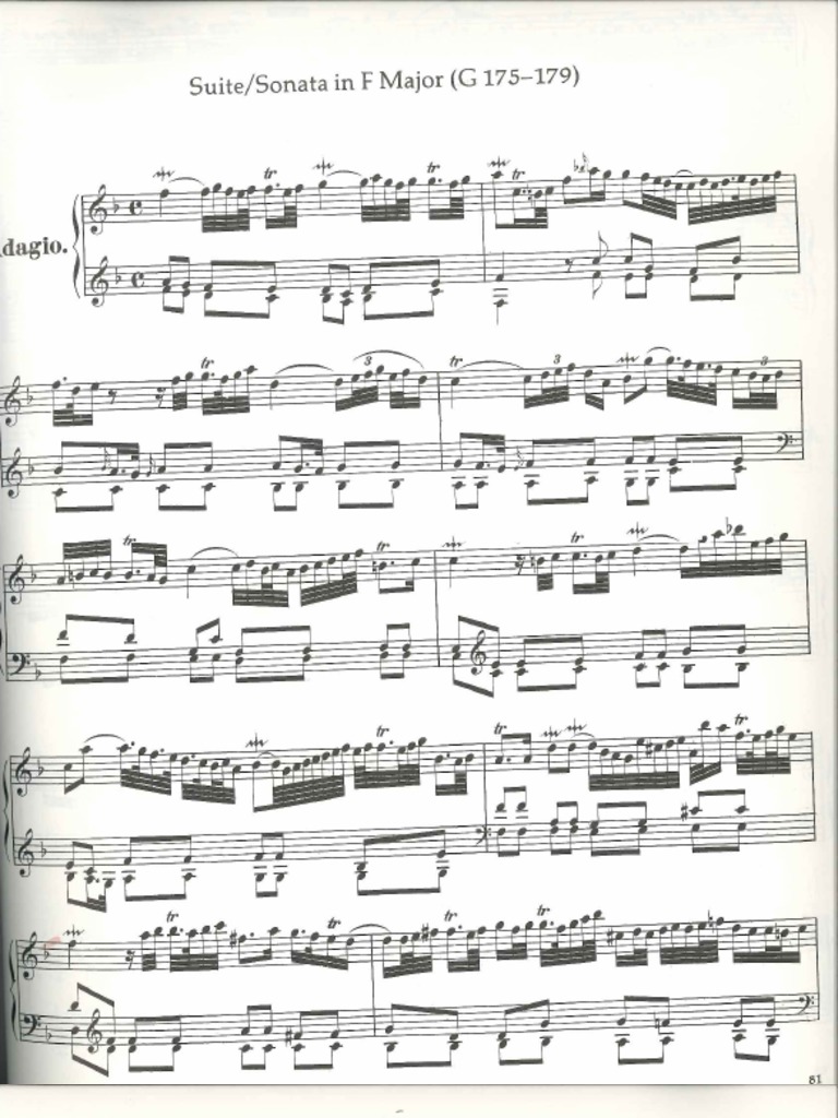 Handel Keyboard Suite | PDF