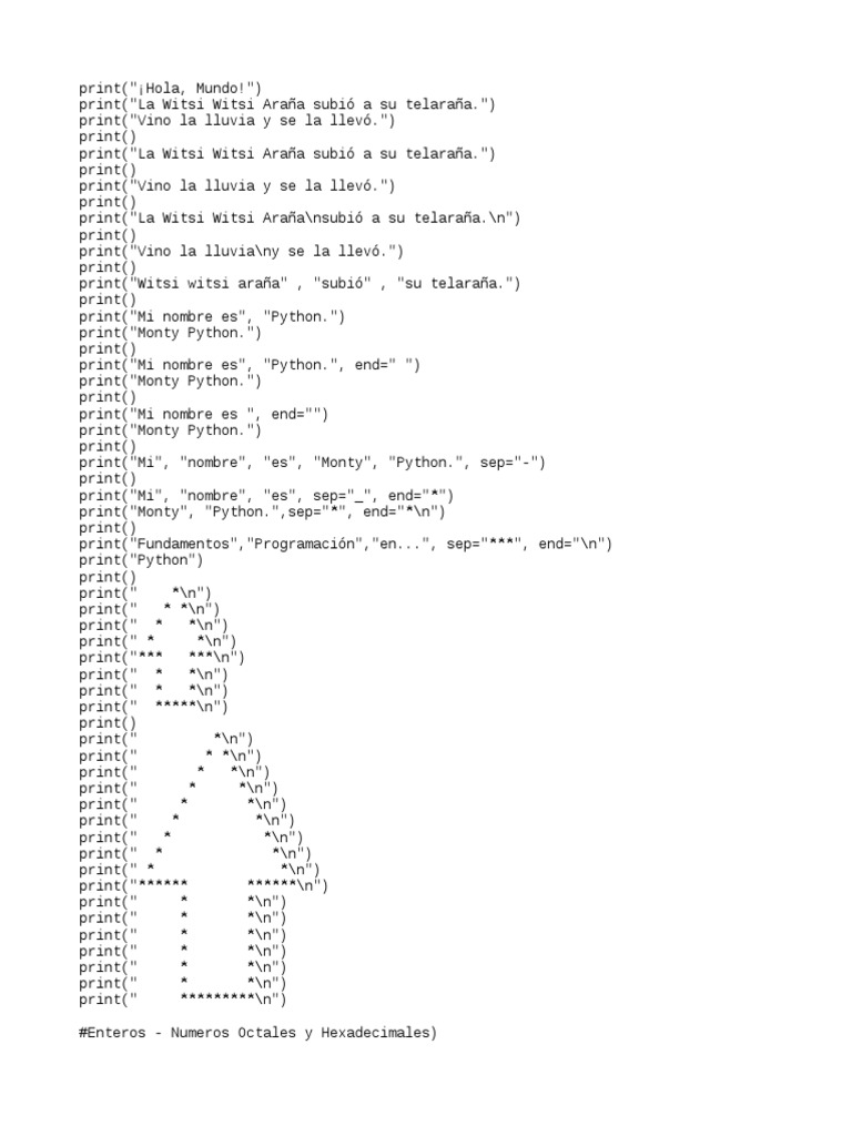 Variables y Operaciones | PDF | Programación de computadoras ...