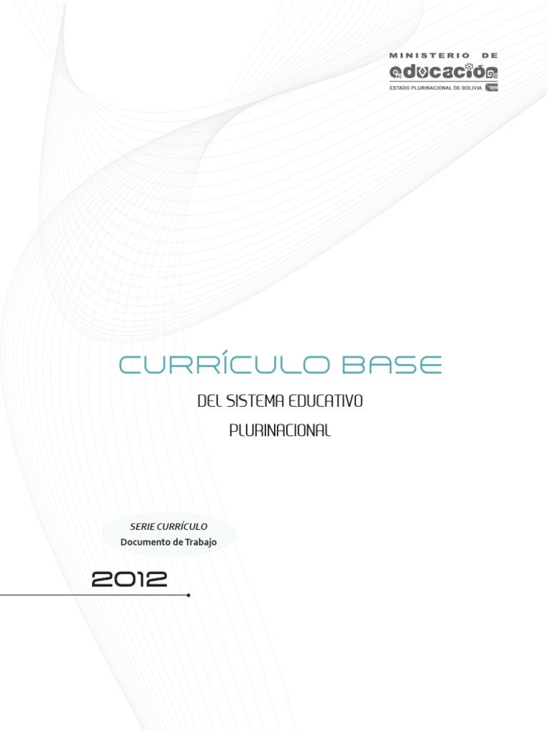 Curriculo Base de Sep | PDF | Plan de estudios | Conocimiento