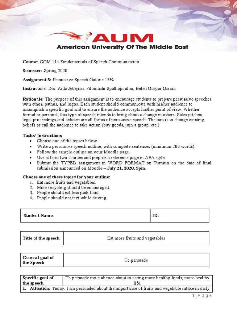 Eating Fruits and Vegetables Persuasive Writing | PDF | Healthy Diet ...