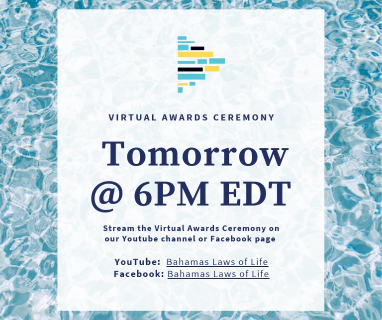 Tomorrow at 6Pm Edt: Virtual Awards Ceremony | PDF