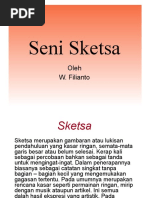 Pengertian Sketsa Fungsi Tujuan Jenis Unsur Dan Contoh Sketsa | PDF