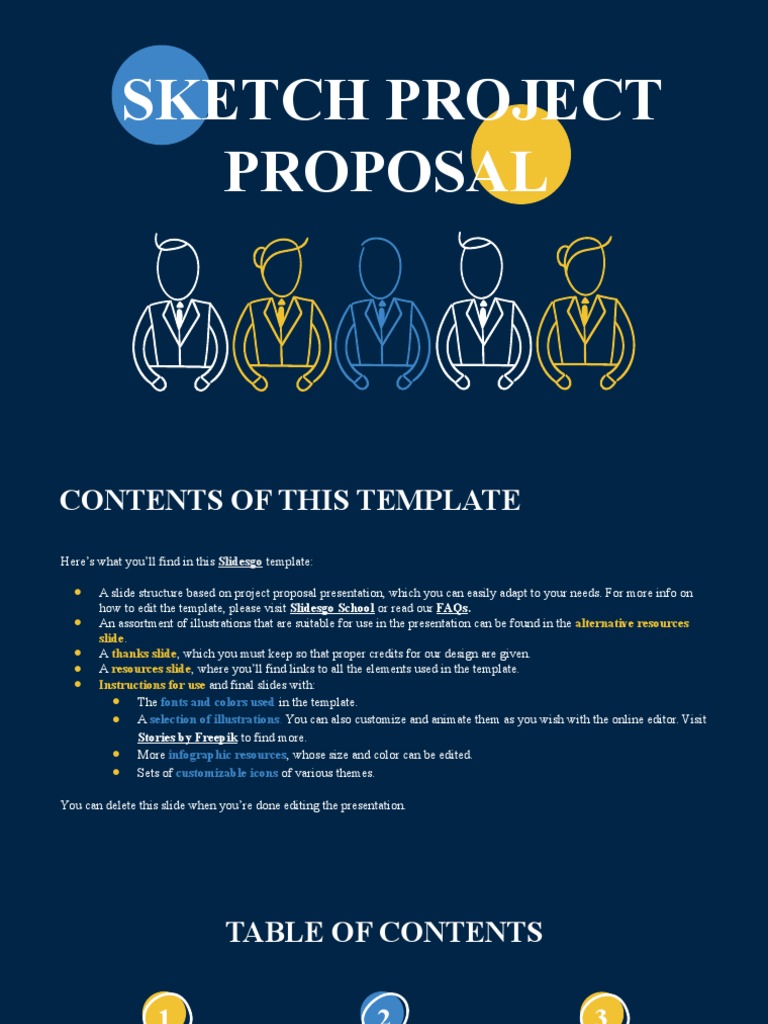Sketch Project Proposal by Slidesgo | PDF | Planets | Jupiter