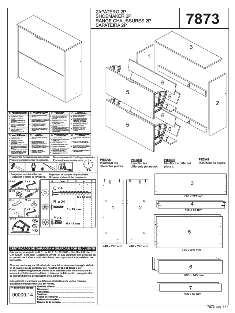 Planos Para Un Escritorio De Melamina Pdf