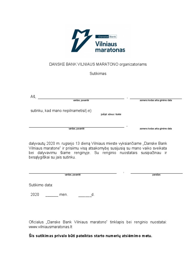 VM Tevu Sutikimas 2020 | PDF