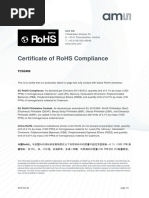 RoHS Compliance Declaration Template | PDF | Occupational Safety And ...