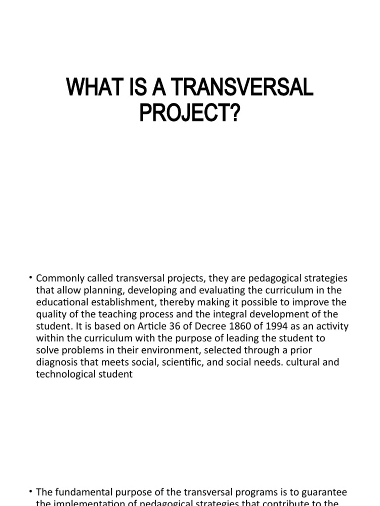 What Is A Transversal Project | PDF | Emotions | Anger