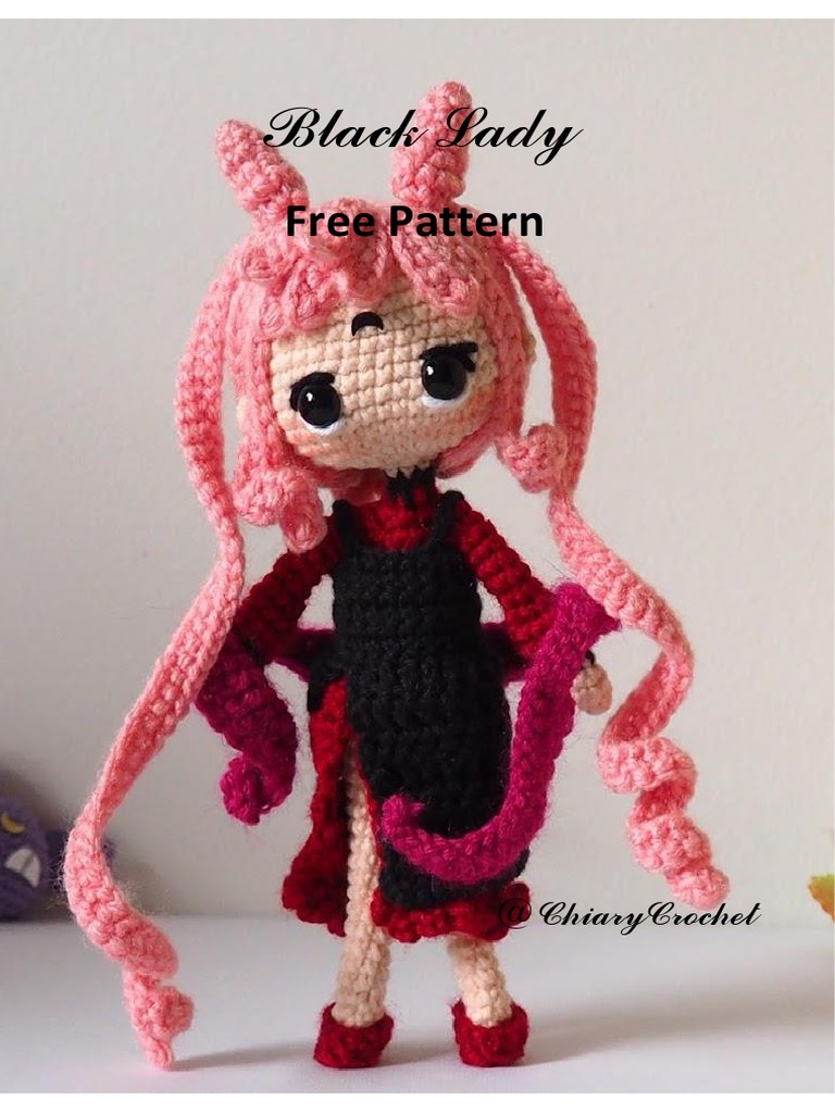 Free Pattern: Black Lady | PDF | Crochet | Textile Arts