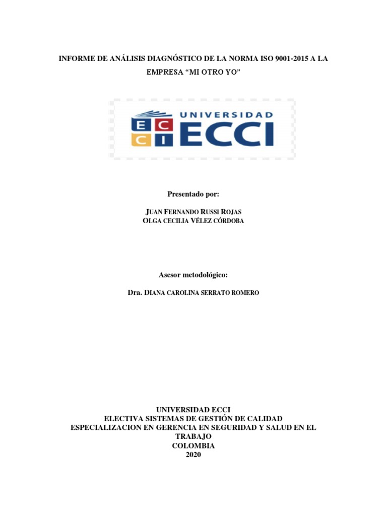Informe de Gestión de Calidad | PDF | Gestión de la calidad | Calidad ...