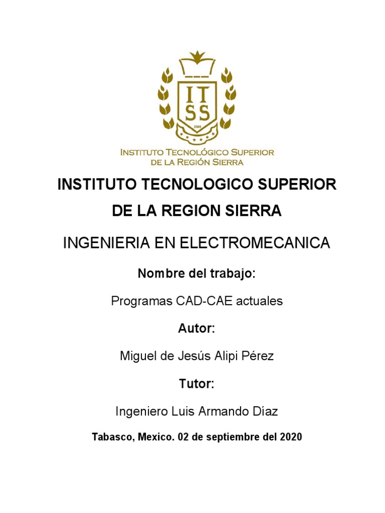 Programas CAD-CAE Actuales. | PDF | Método de elementos finitos | Software