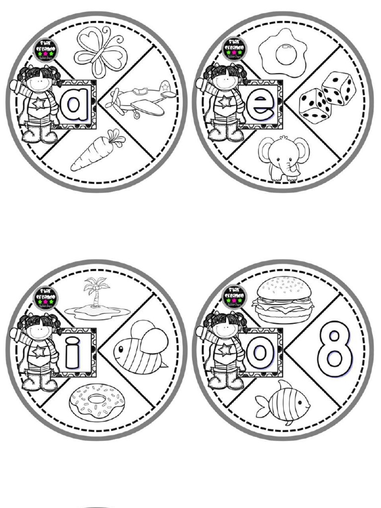 Vocales Recortable | PDF