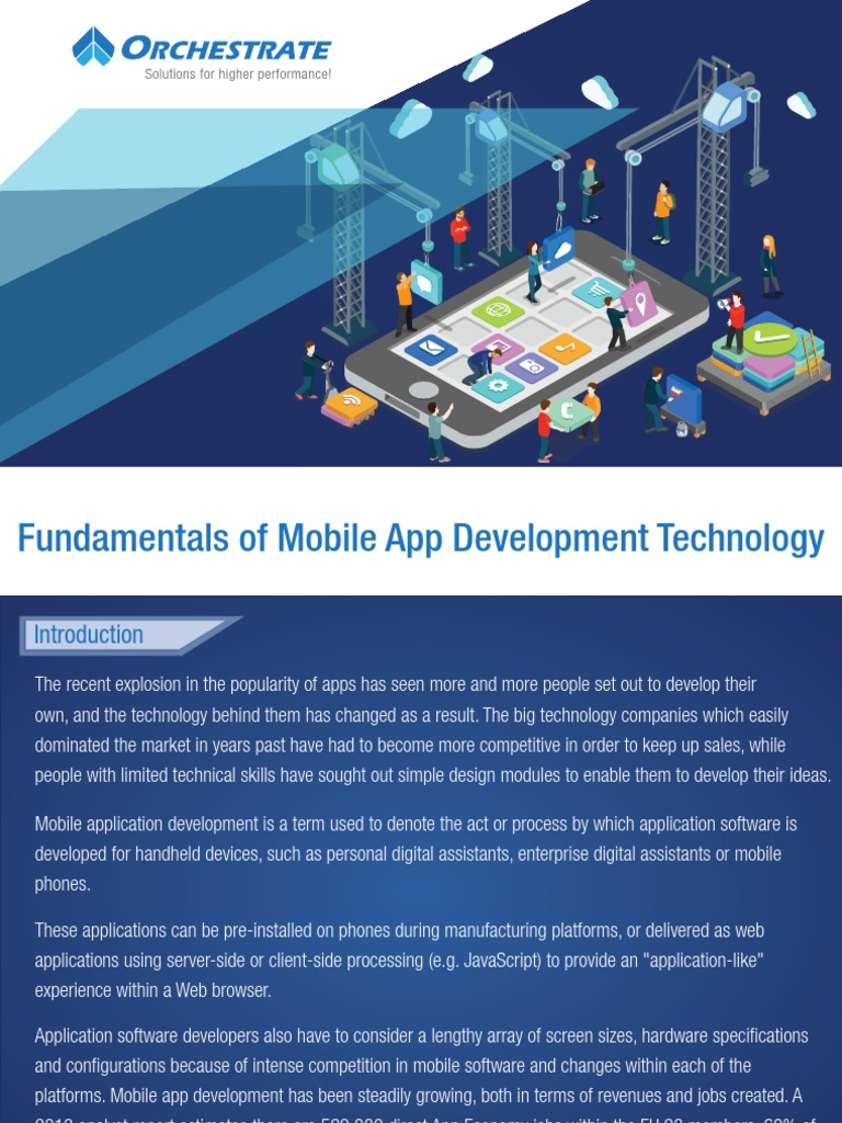 Fundamentals of Mobile App Development Technology PDF | PDF | Mobile ...