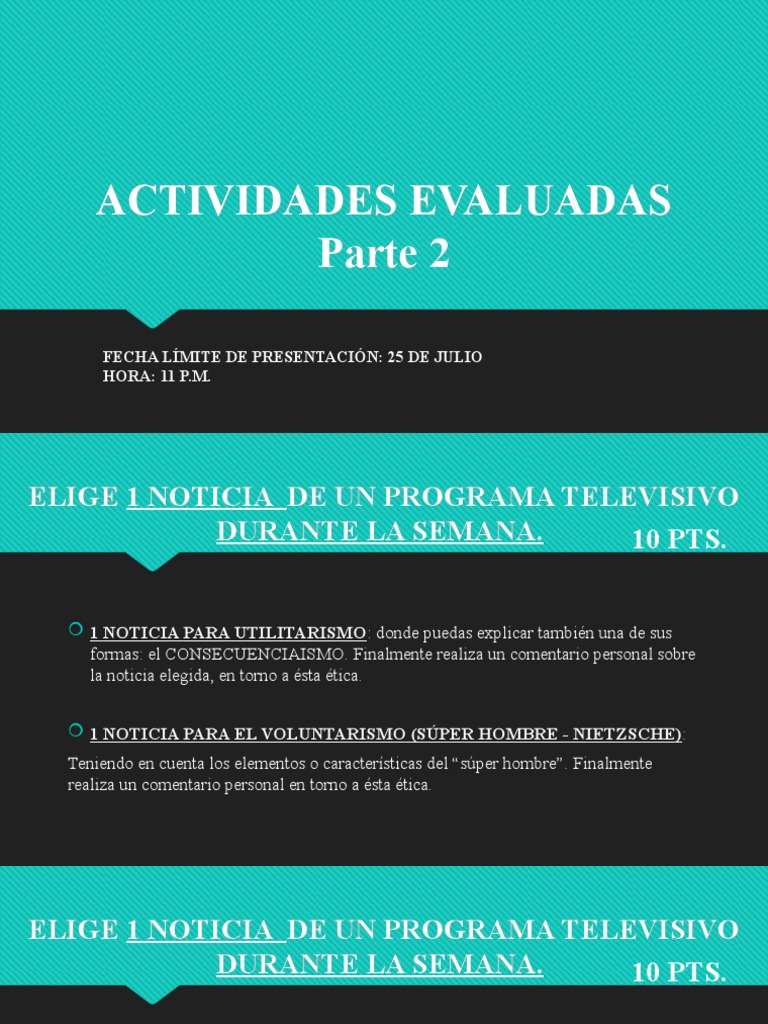 Actividad Evaluada #2 | PDF