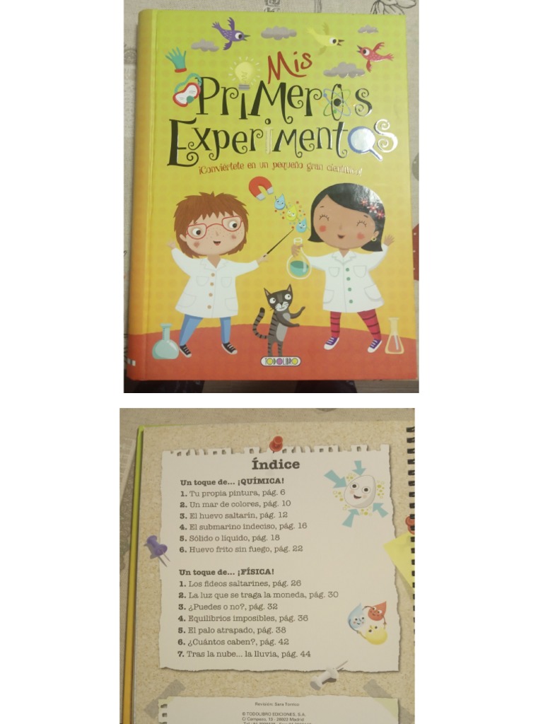 Libro - Mis Primeros Experimentos PDF | PDF