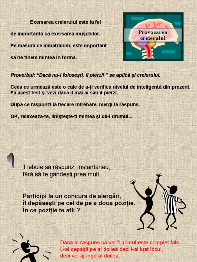 Test de Inteligenta | PDF