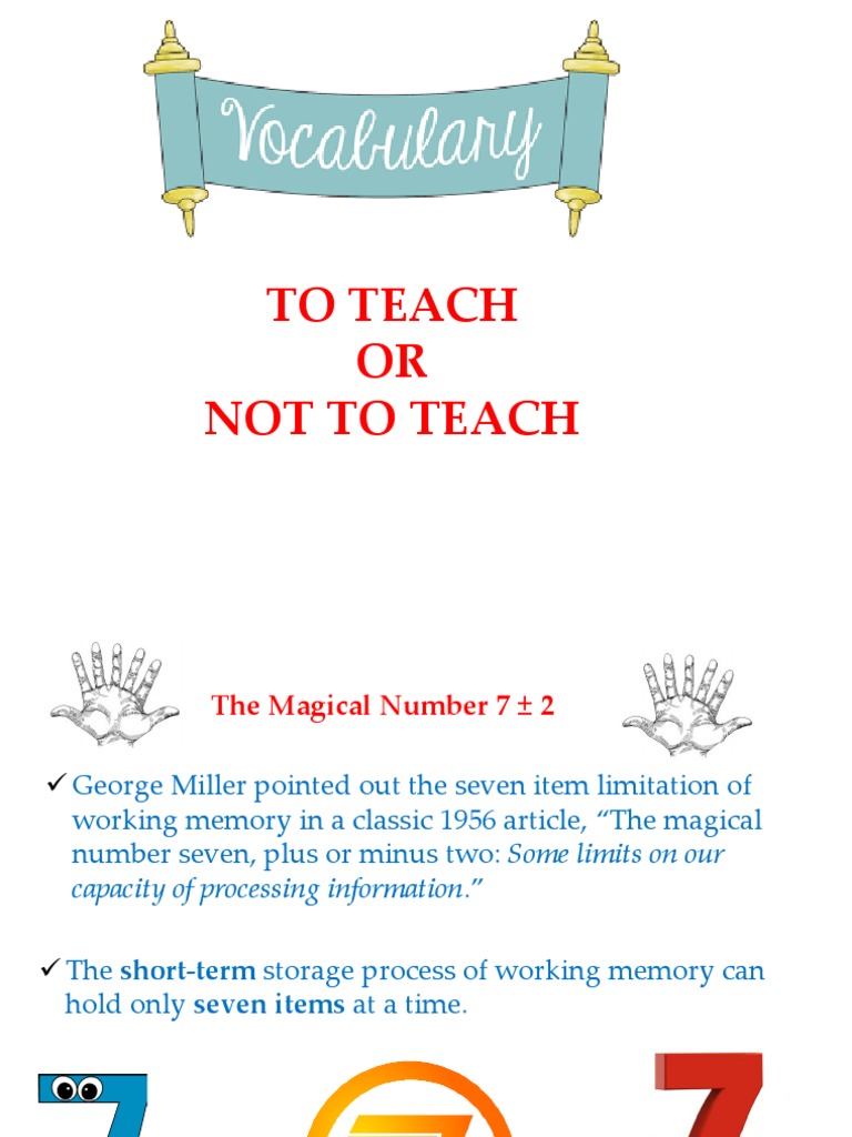 To Teach OR Not To Teach | PDF