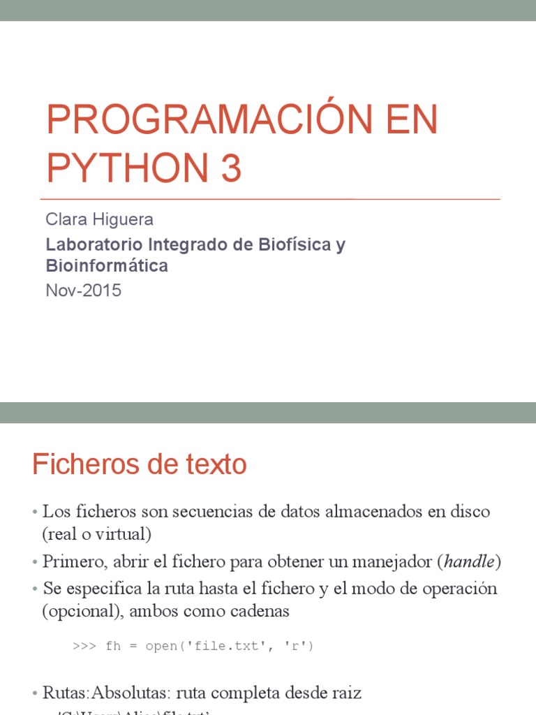 Dokumen - Tips - Programacion en Python 3 3pdf Programacion en Python 3 Clara Higuera ...