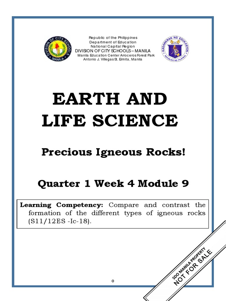 Earth and Life Science: Precious Igneous Rocks! | PDF | Igneous Rock ...