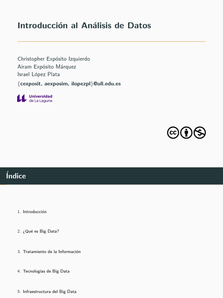 1 Introduccion Al Analisis de Datos PDF | PDF | Big Data | Información