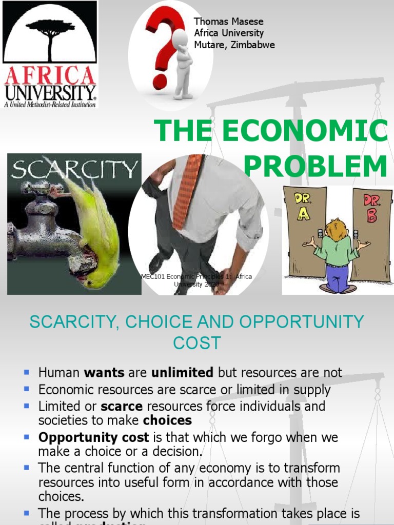 2 The Economic Problem | PDF | Entrepreneurship | Economics