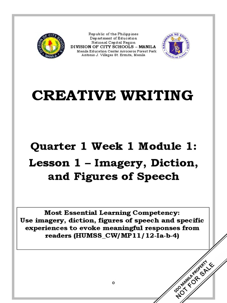 Imagery and Diction in Creative Writing | PDF | Metaphor | Word