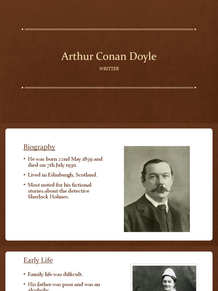Arthur Conan Doyle | PDF | Classics | General Fiction