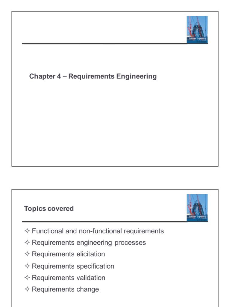 Chapter 4 - Requirements Engineering | PDF | Use Case | Specification (Technical Standard)