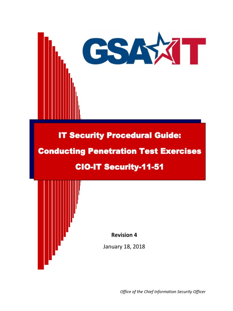 GSA Penetration Testing Guide | PDF | Penetration Test | Software Testing