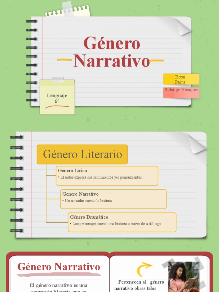Lenguaje Género Narrativo | PDF | Narrativa | Idiomas