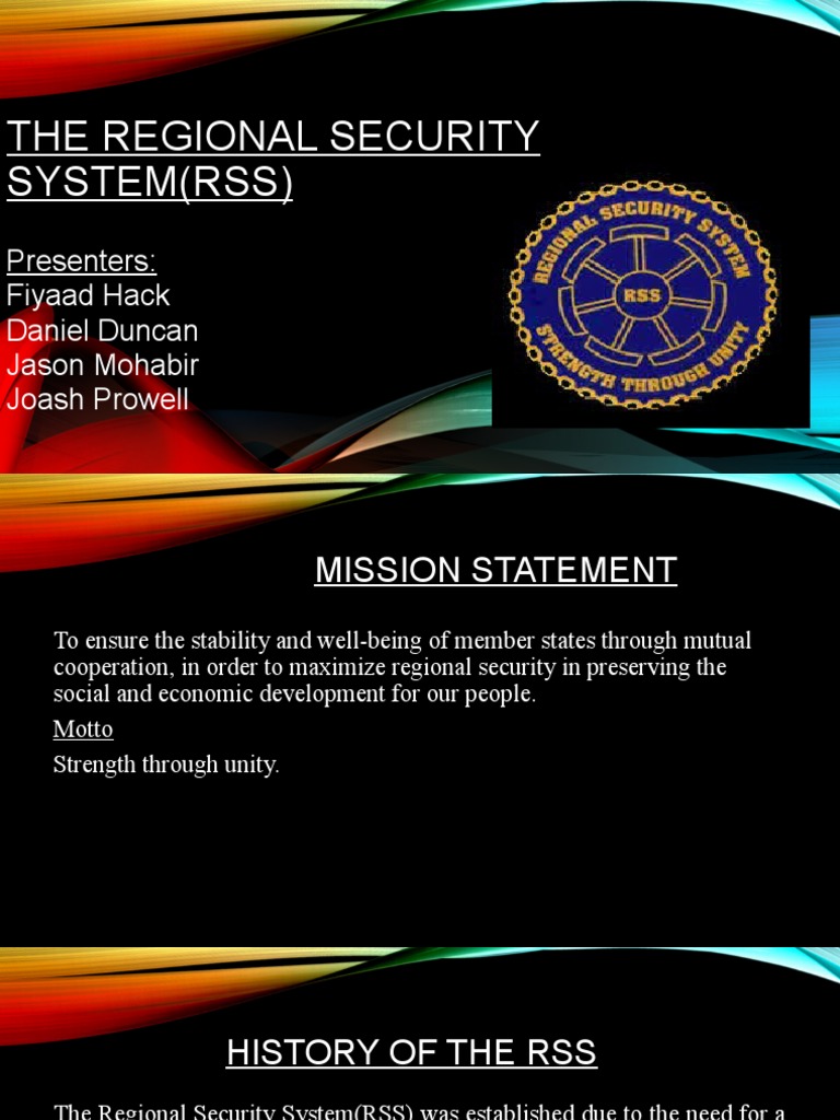 The Regional Security System (RSS) | PDF | International Relations | Policy