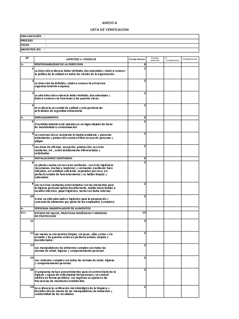 Formatos Control Calidad | PDF | Residuos | Seguridad alimenticia