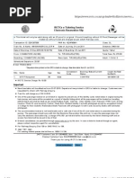 IRCTC Sample Ticket Format | PDF | Identity Document | Ticket (Admission)