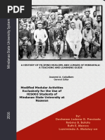 Arts and Crafts of Bagobo and Manobo | PDF | Textiles | Embroidery