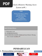 Modified Early Obstetric Warning System (MEOWS) | PDF