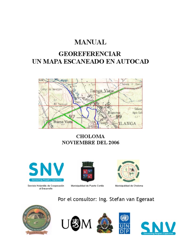 Georreferenciar Mapas en AutoCAD | PDF | Sistema de información ...