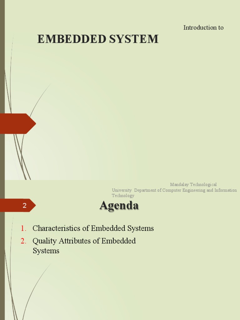 ESD ppt2 | PDF | Embedded System | Real Time Computing