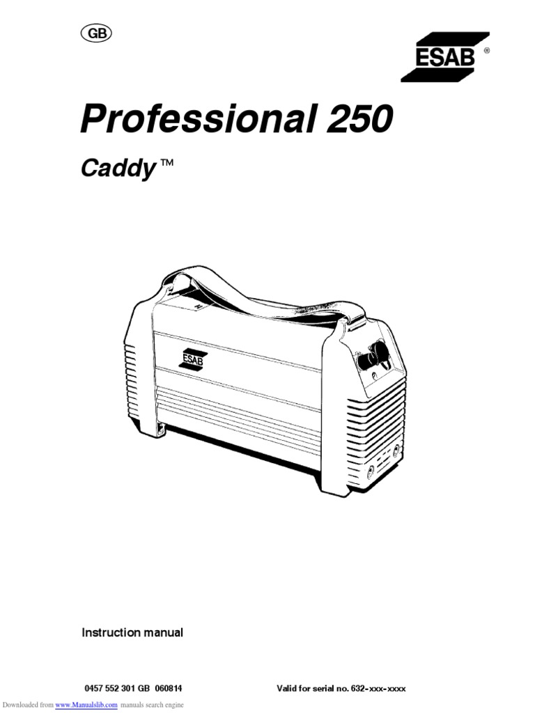 Caddy Professional 250 | PDF