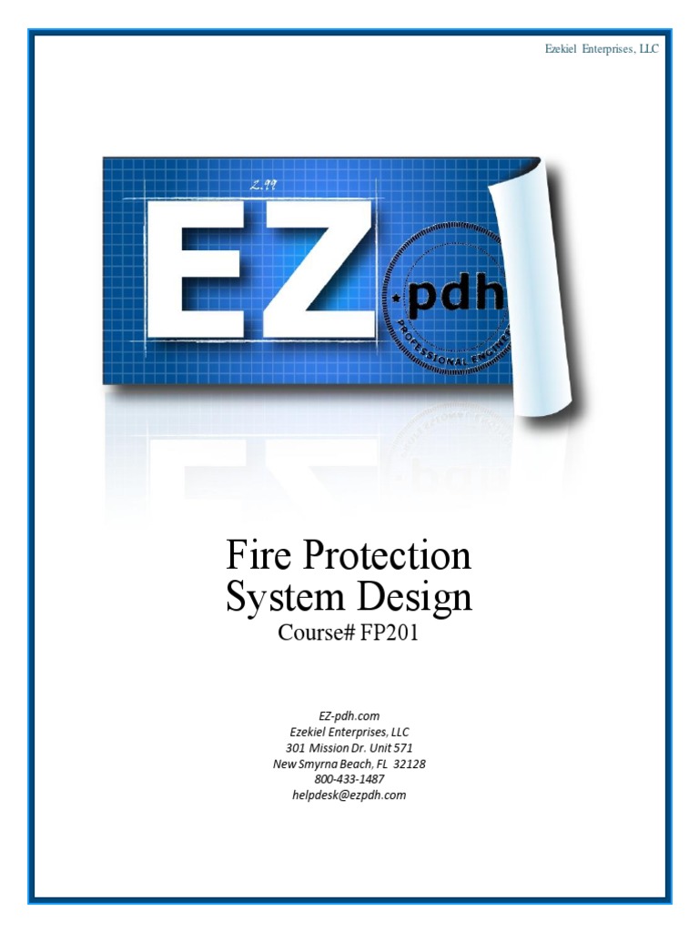 Fire Protection System Design: Course# FP201 | PDF | Fire Sprinkler ...