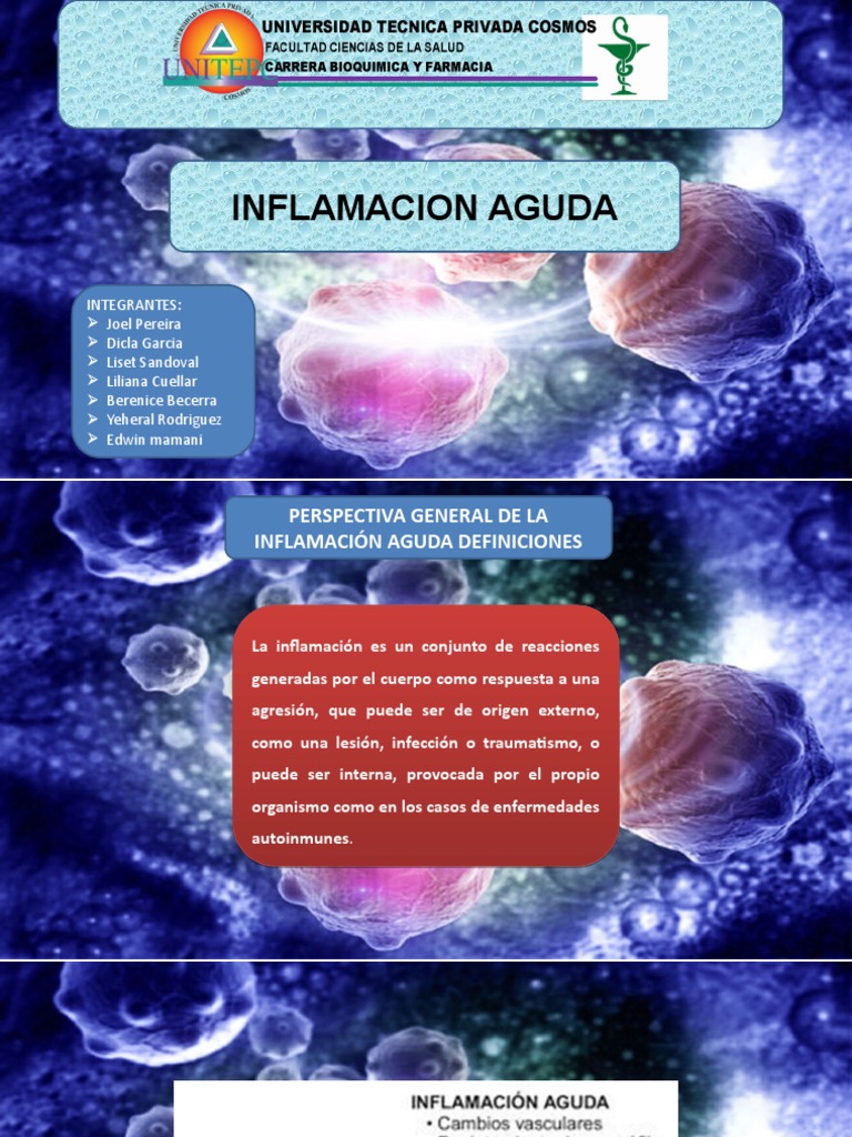 Inflamación Aguda | PDF | Inflamación | Fisiología