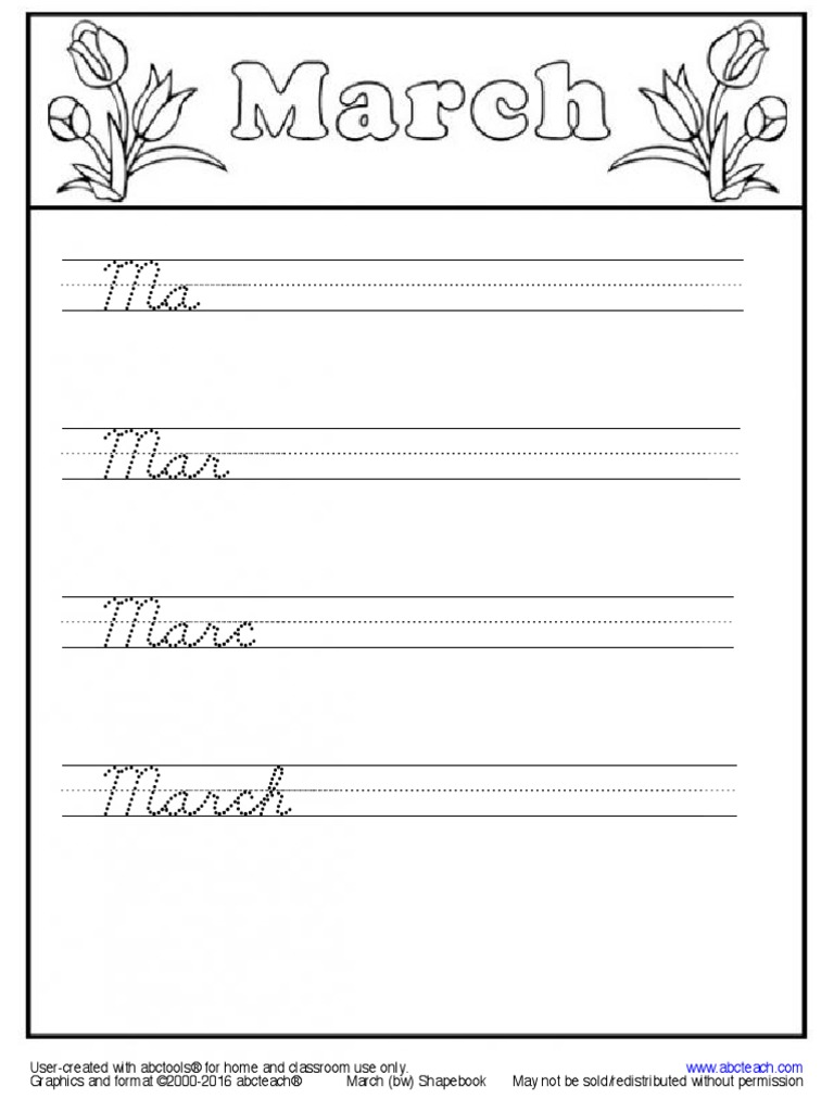 Ma - Mar - Marc - March | PDF