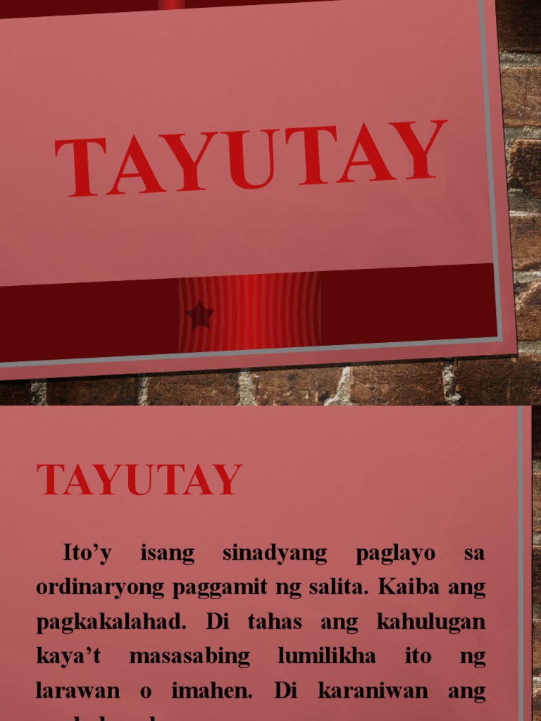 Tayutay | PDF