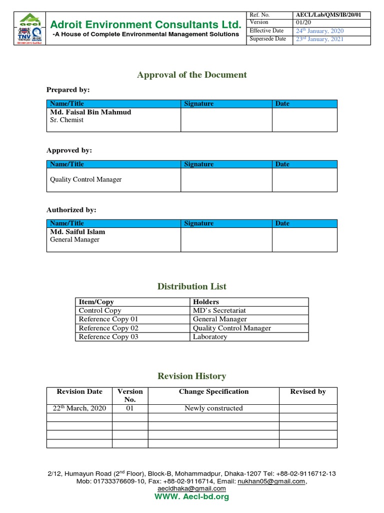 QMS 17020 Trial 1 | PDF | Quality Management System | Audit